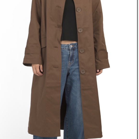 Max Studio | Jackets & Coats | Max Studio London Toffee Trench Rain ...
